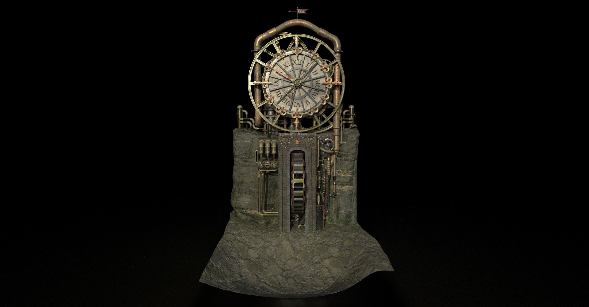 Eros Haro - Steampunk clock