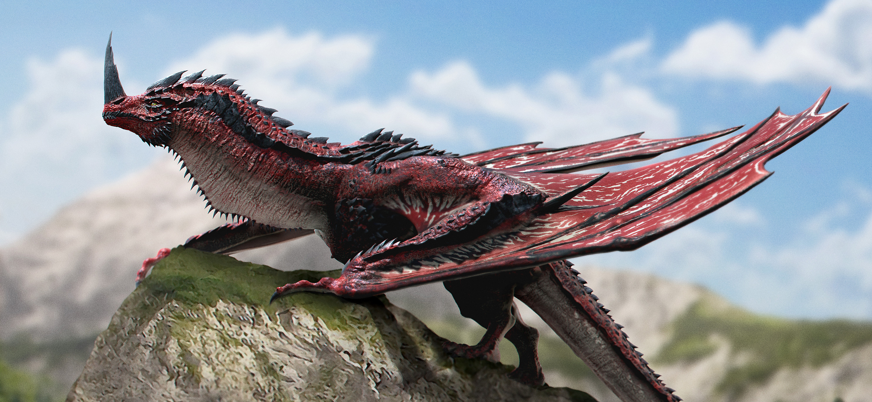 JiaHao, Creature Concept Designer, Sculptor & Game Modeler - Horned Dragon