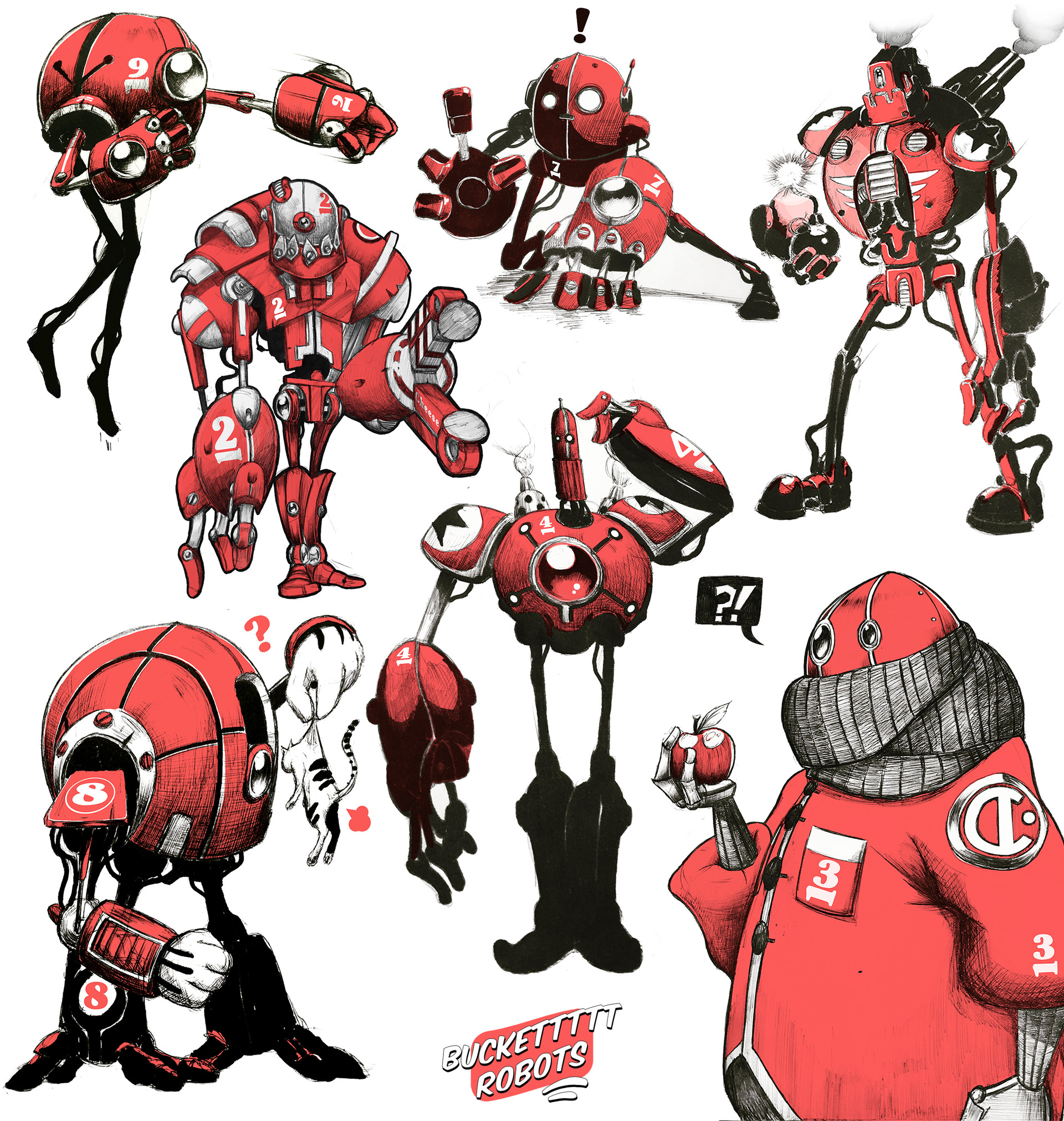 ArtStation - Sketchbook Robots