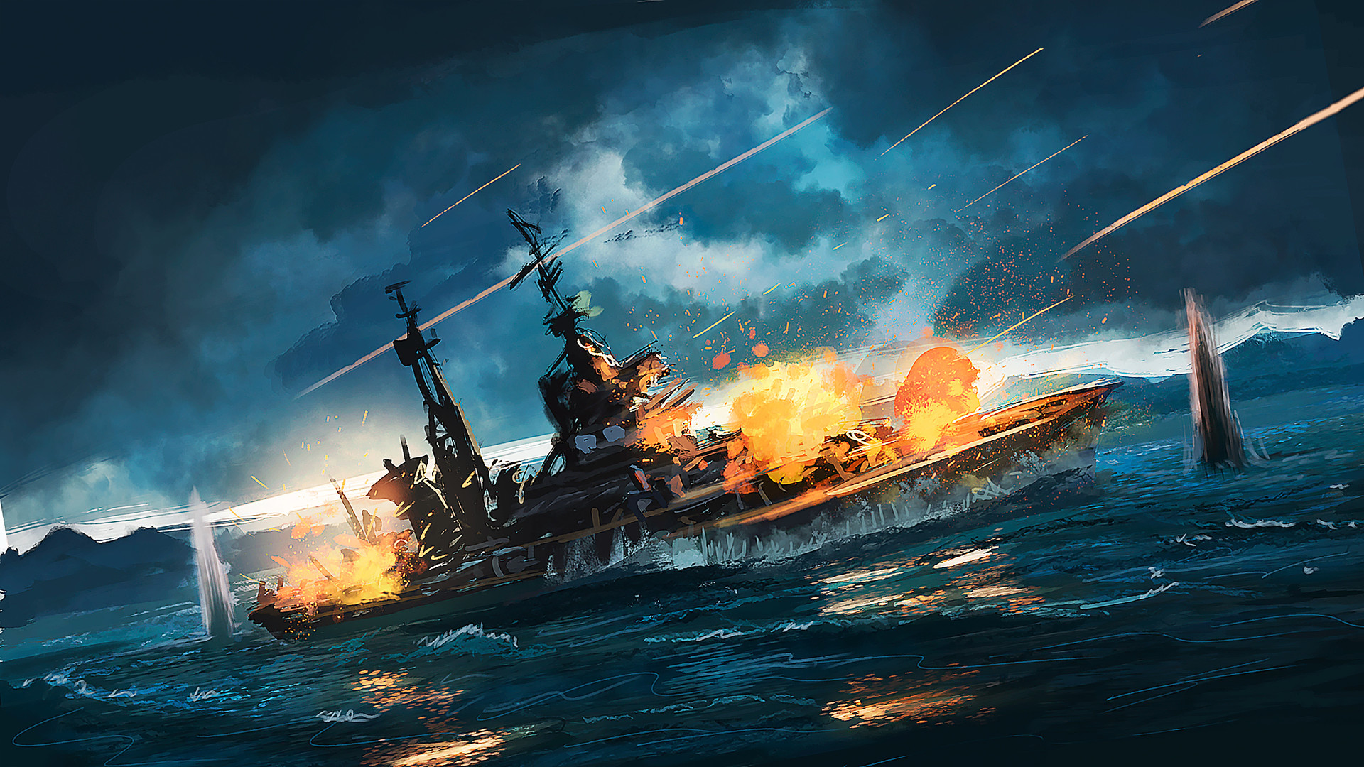 ArtStation - Battlecruiser - Speedpaint