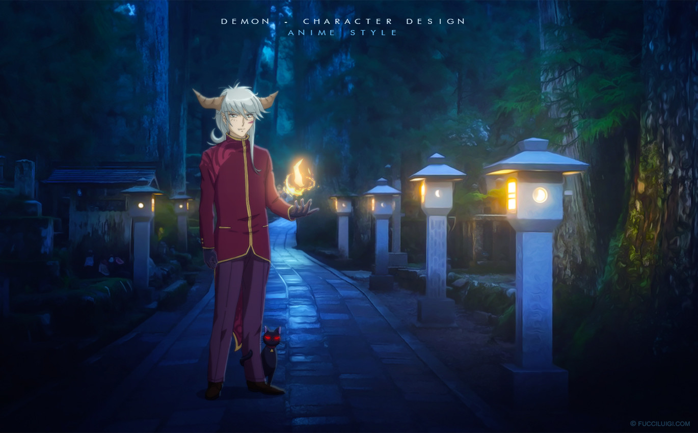 ArtStation - Character Design - Demon - Anime Style