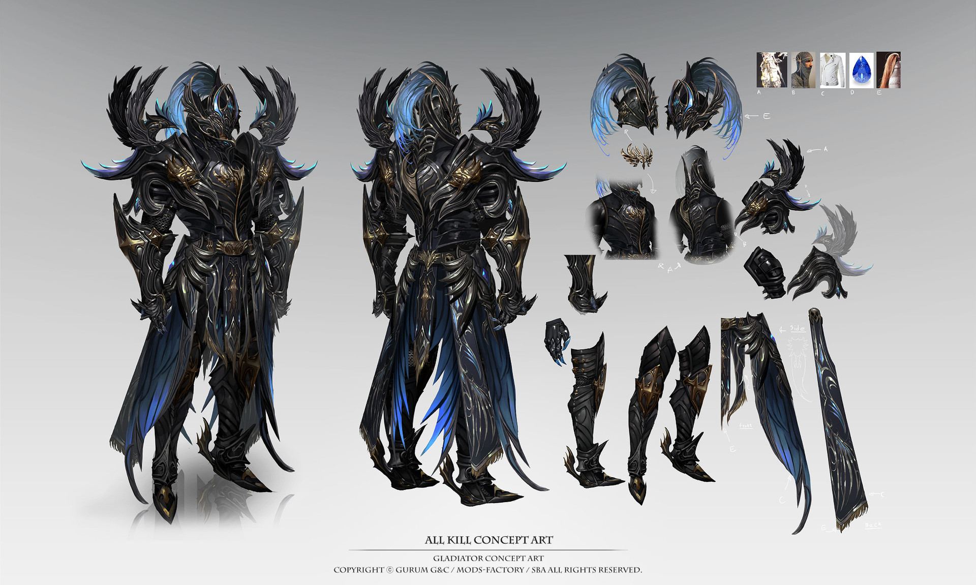 ArtStation - all kill gladiator concept art