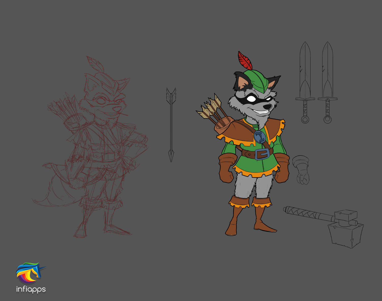 ArtStation - Raccoon Game Design