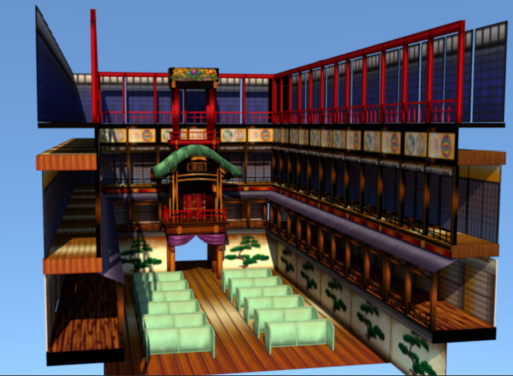 ArtStation - Spirited Away 3D model (Maya)