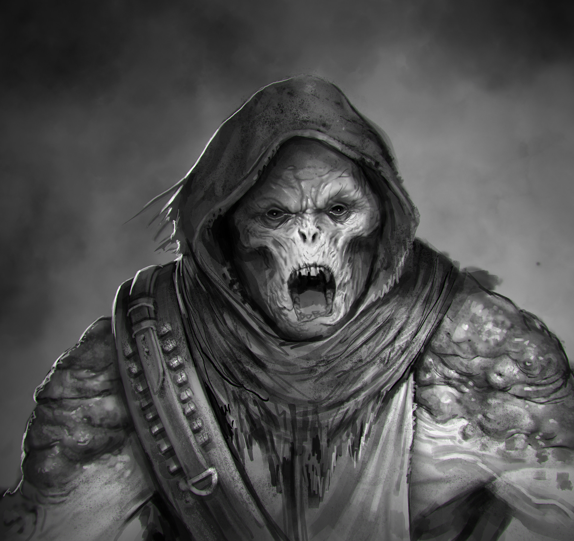 ArtStation - Post Apocalyptic Humanoid