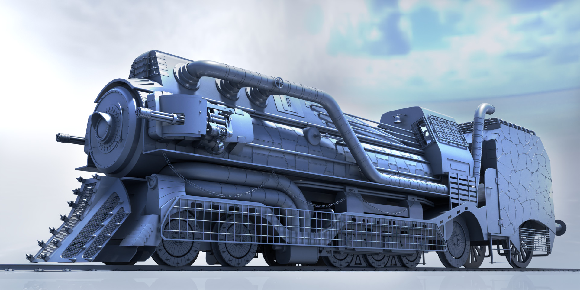 ArtStation - Armored Train