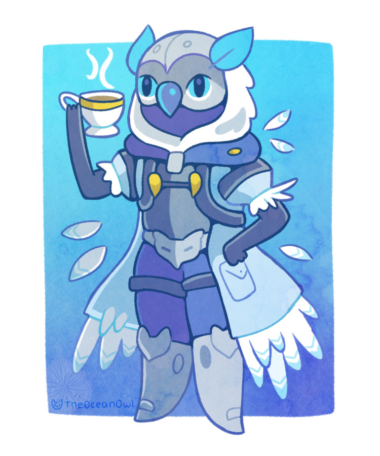 ArtStation - Snow Owl Ana