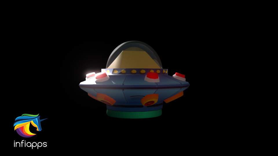 ArtStation - Low Poly Spaceship Anim