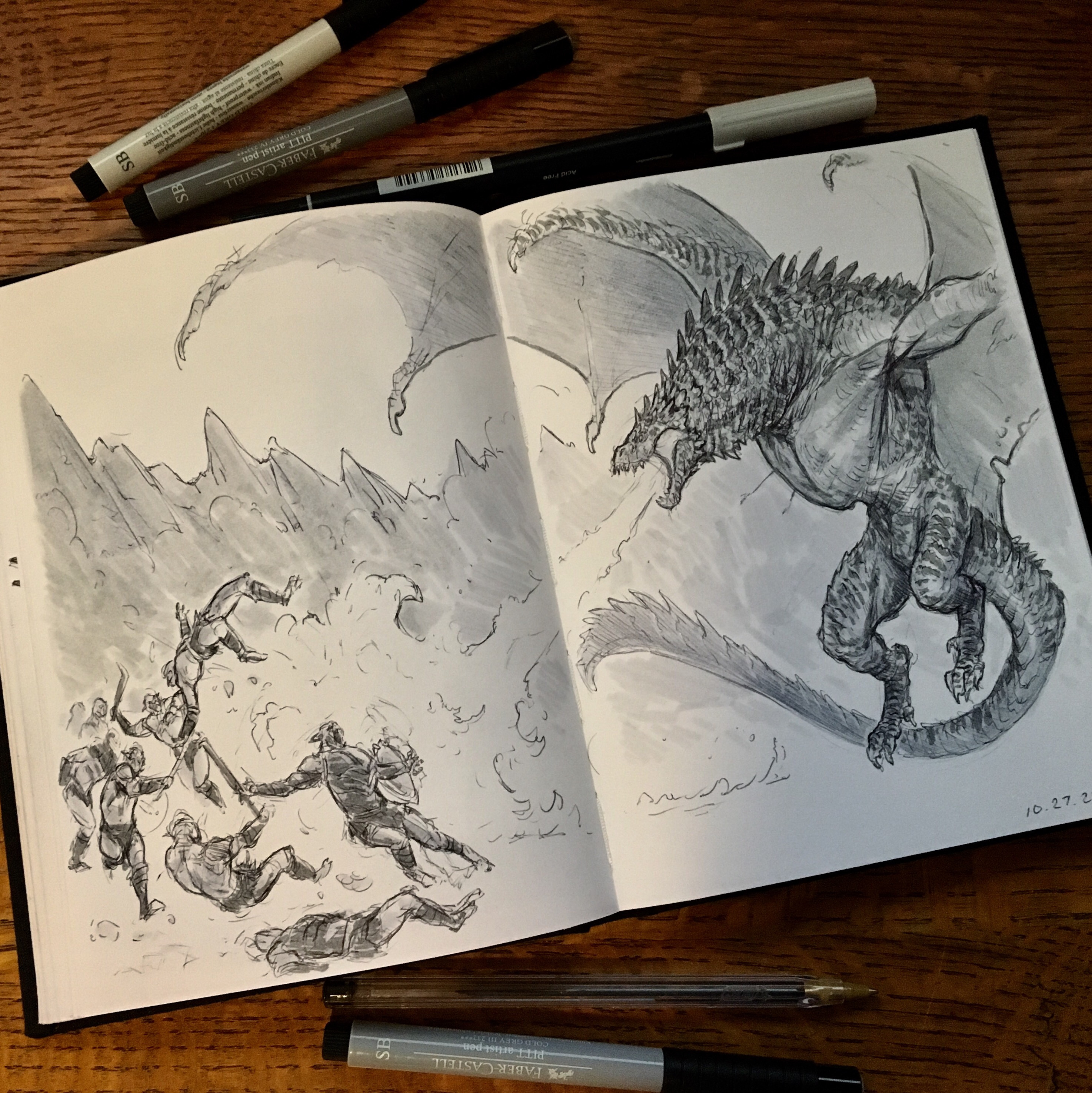 Taran Fiddler - Inktober sketches