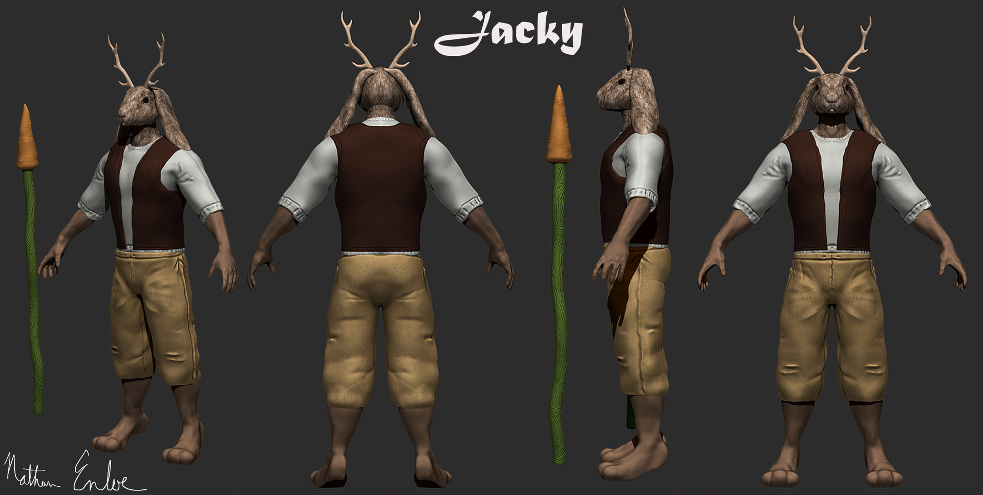 ArtStation - Jacky (Original Concept)