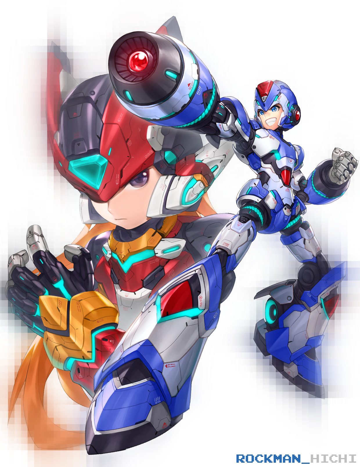 ArtStation - ROCKMAN / MEGAMAN