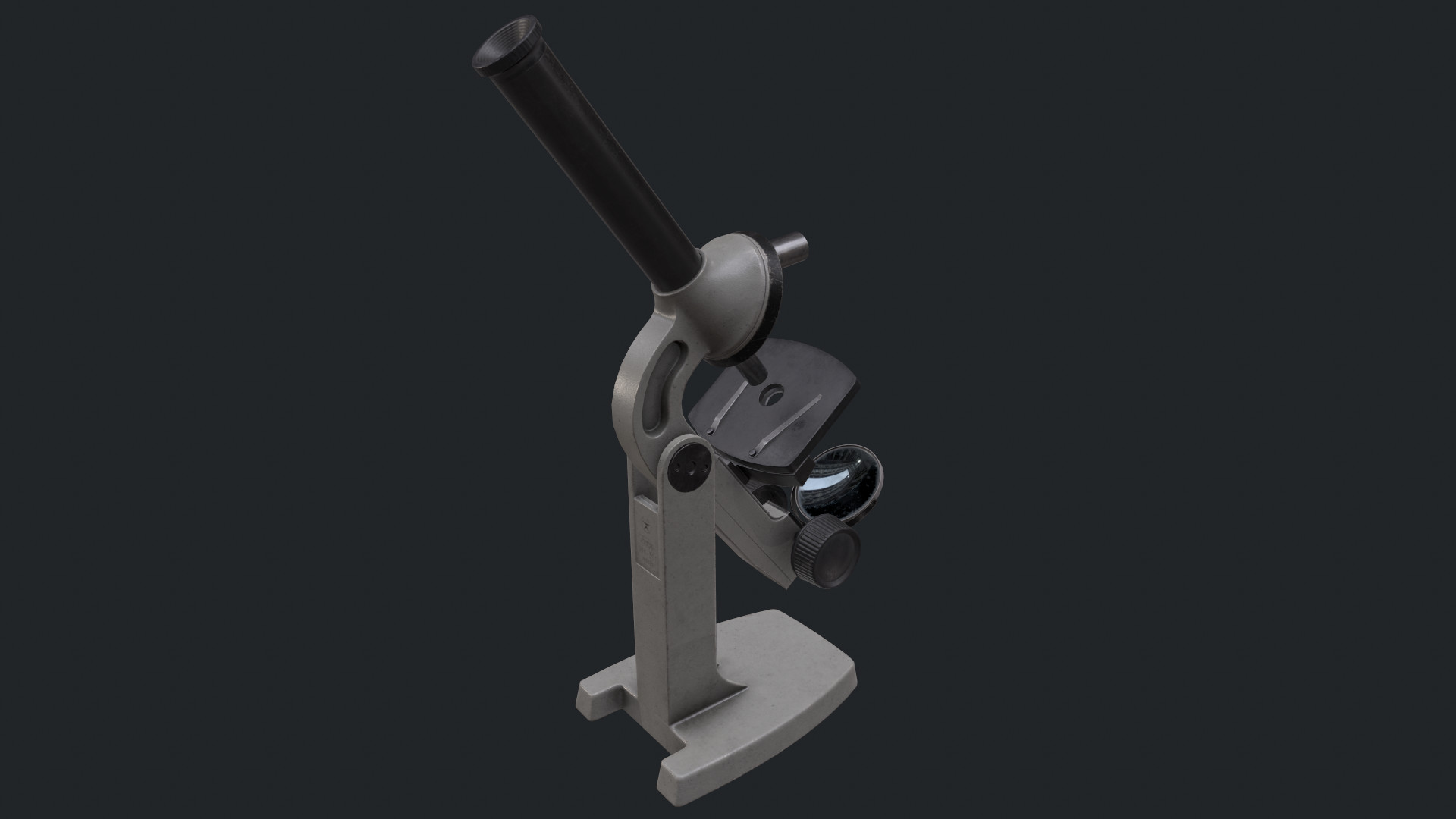 ArtStation - Soviet microscope UM-301