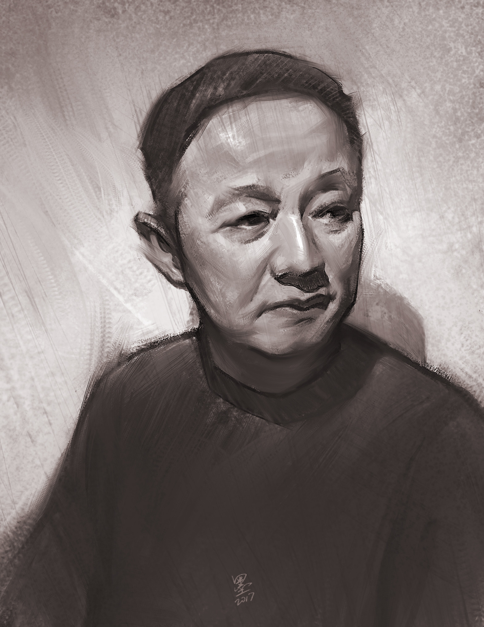 ArtStation - A portrait of my father