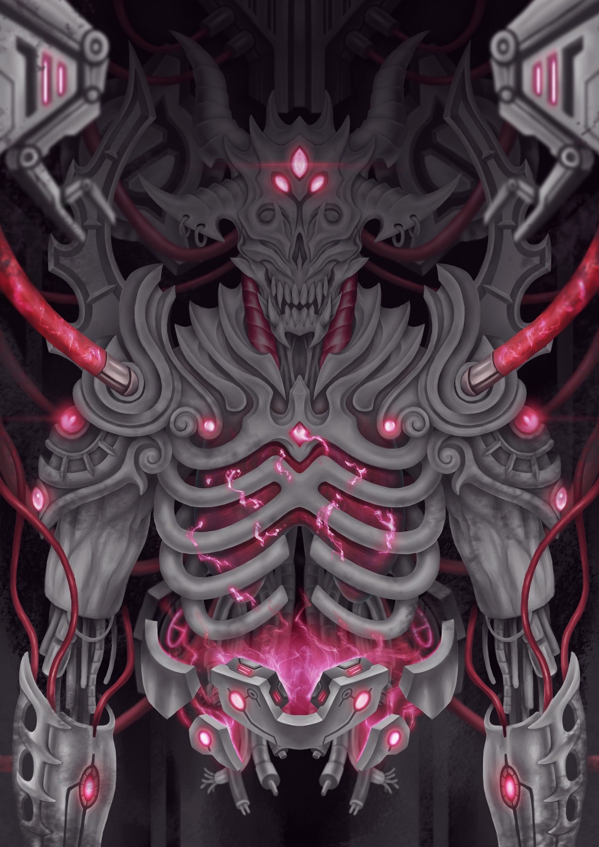 ArtStation - Devil God evolution