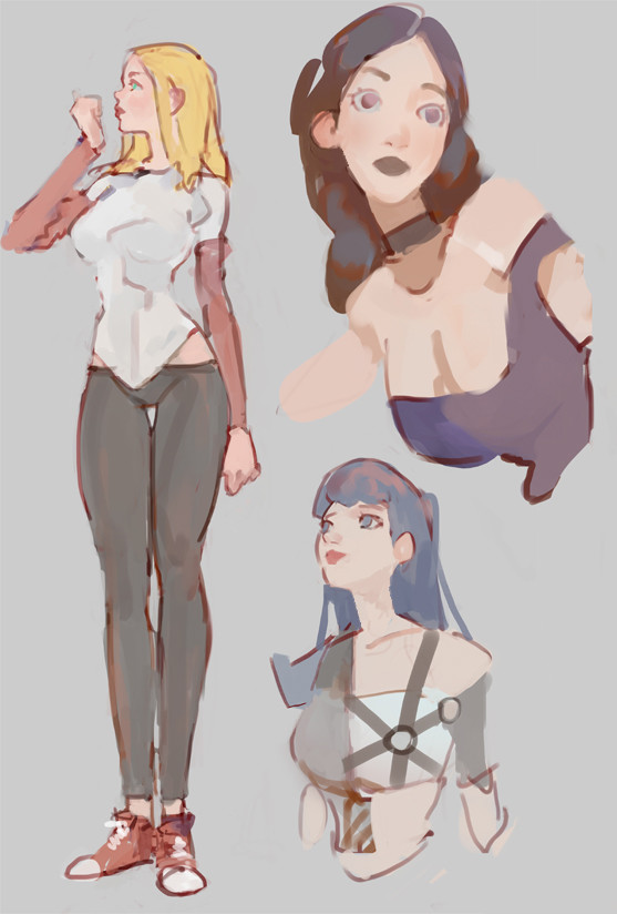 Nico Wright - Daily sketches for a half of year