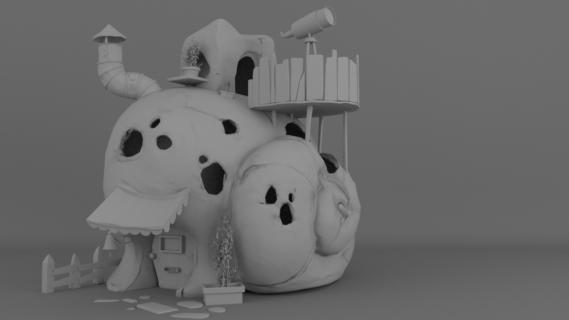 ArtStation - Shell House