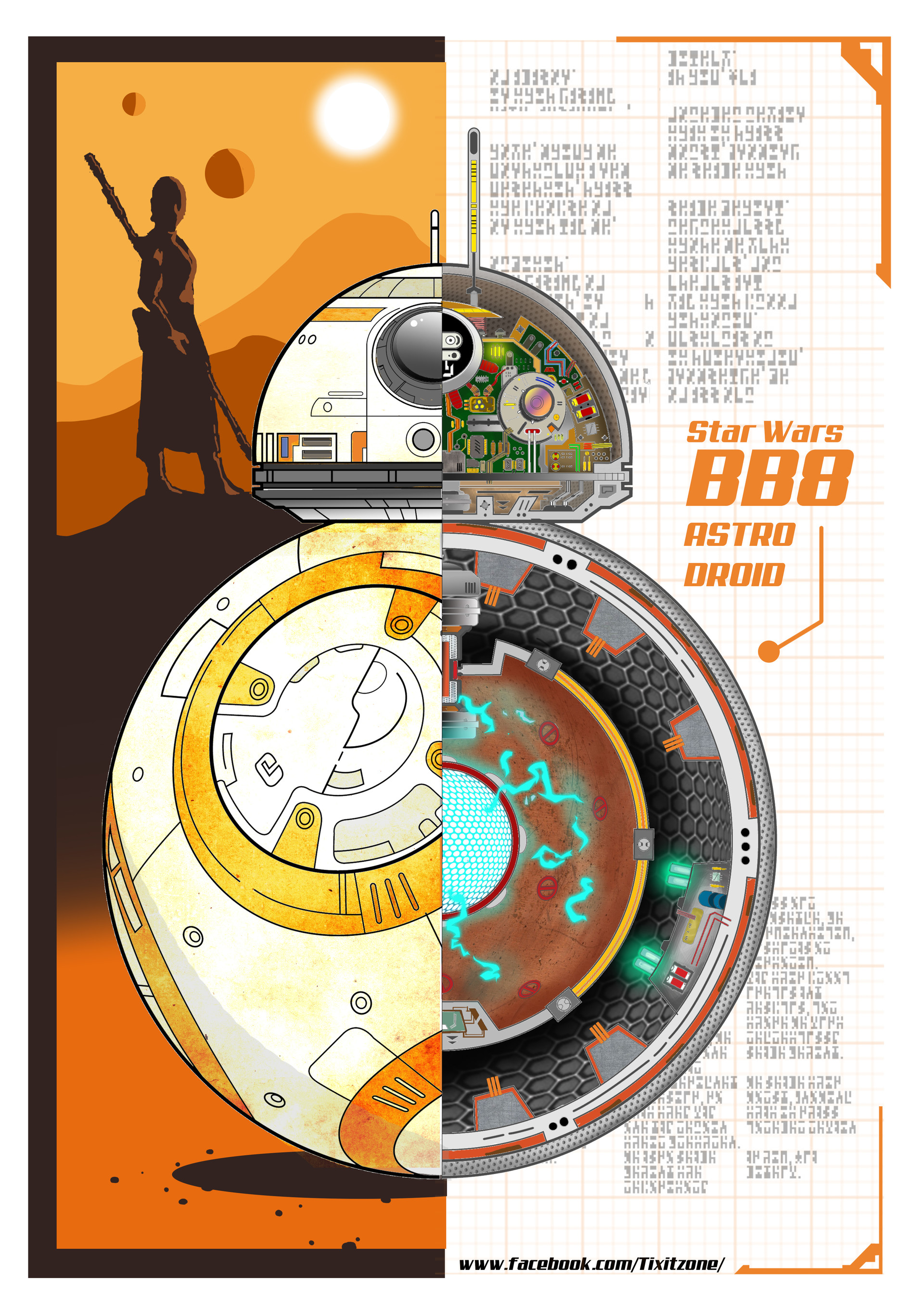 ArtStation - BB 8 cross section