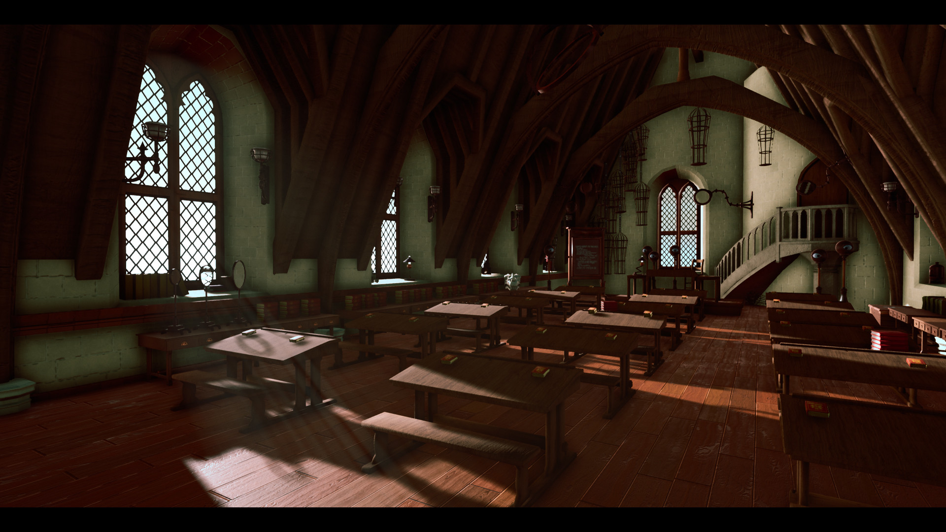 Defense Against The Dark Arts Classroom