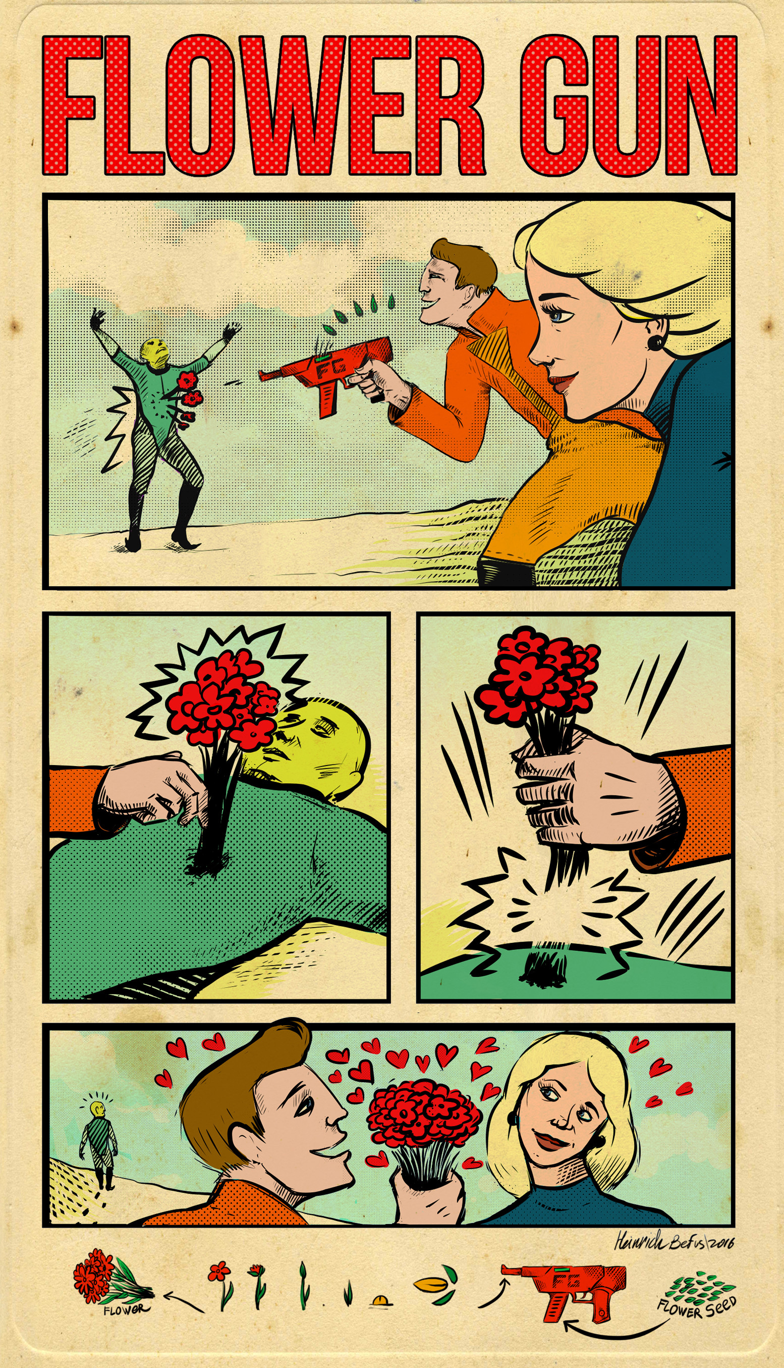 ArtStation - Flower Gun