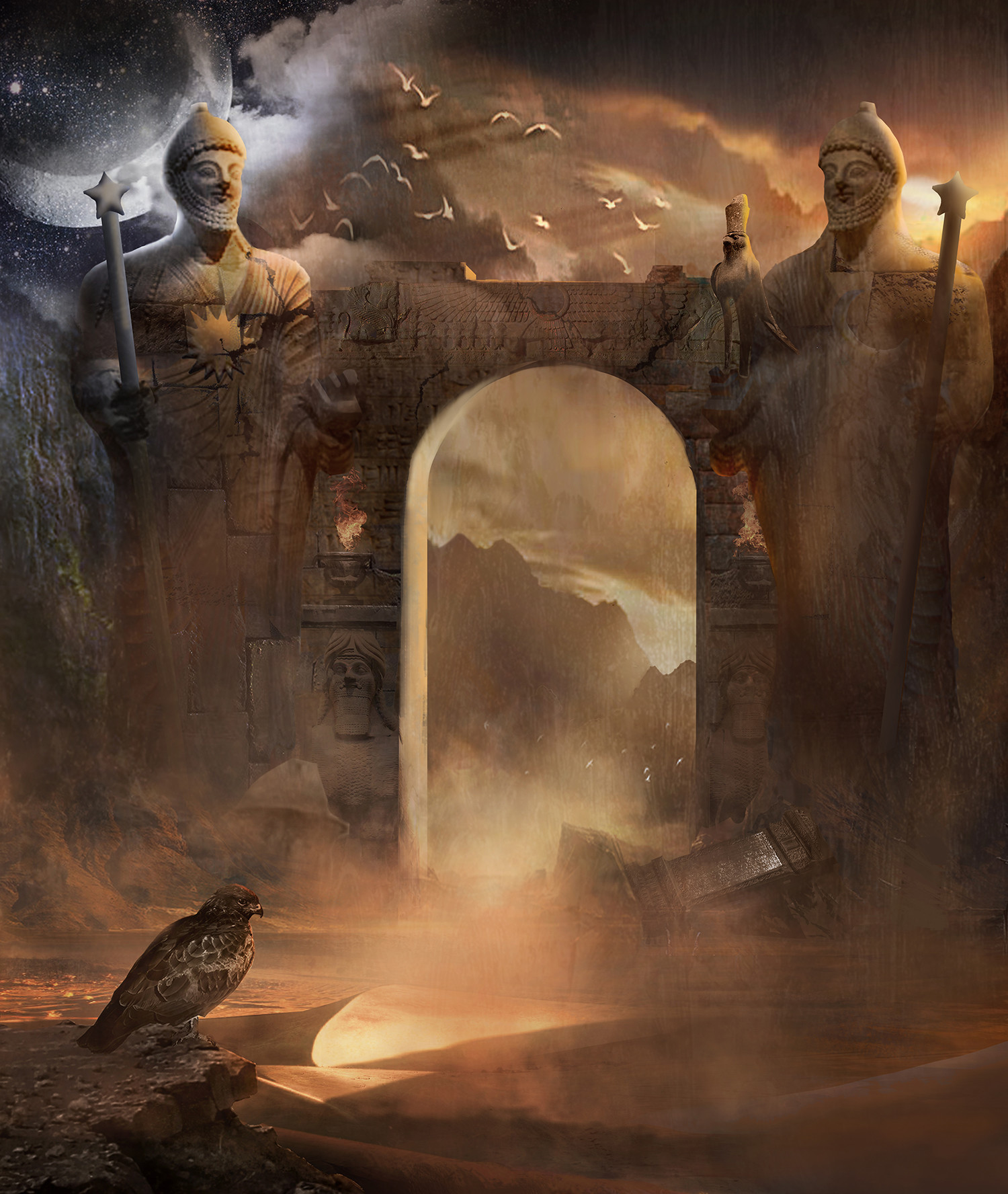 ArtStation - Zoroastrianism tomb