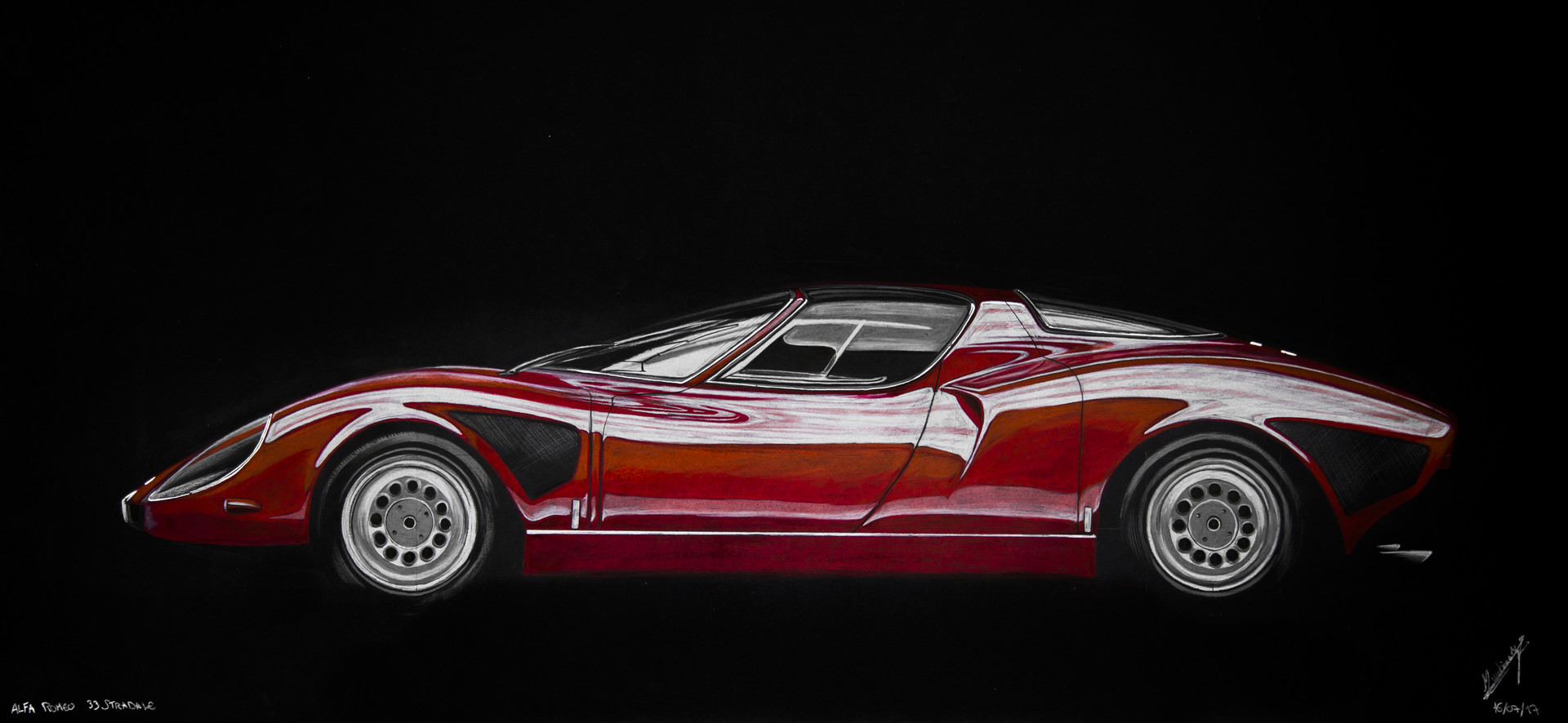 ArtStation - Alfa Romeo 33 Stradale