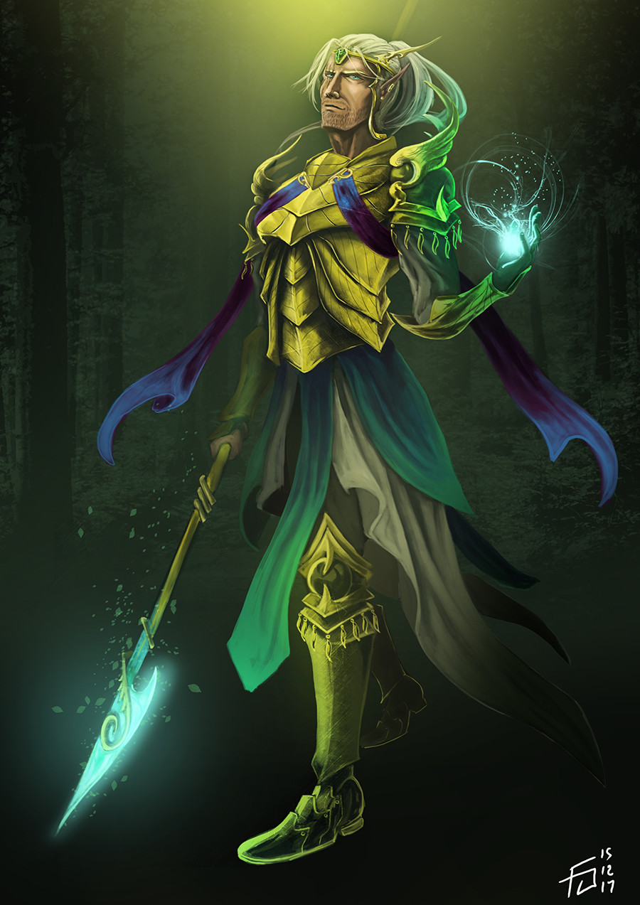 ArtStation - Cynwrig the Warrior - Captain attire