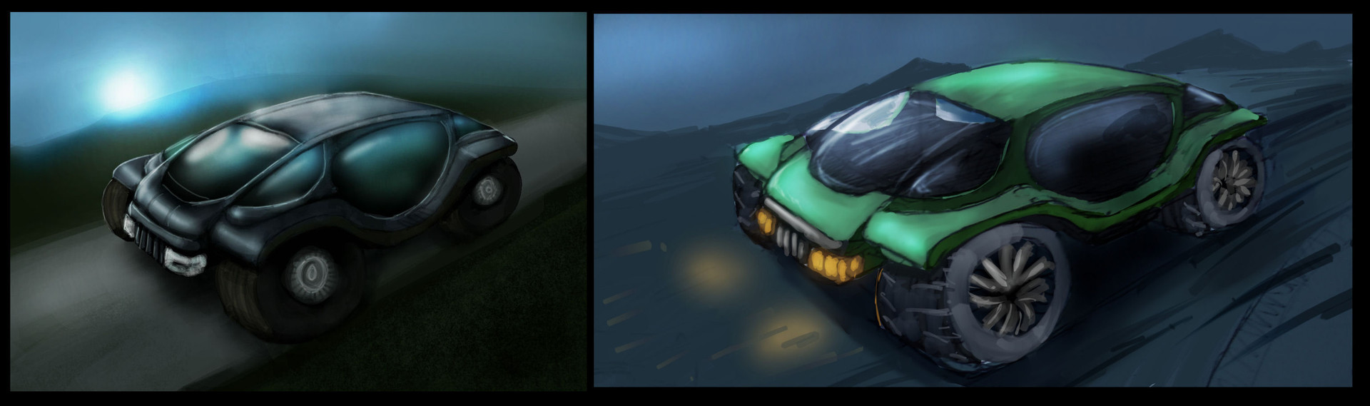 ArtStation - TWIN V TWIN Skewed Car