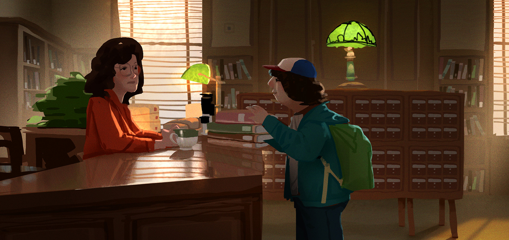 ArtStation - Stranger things S2 scene - study