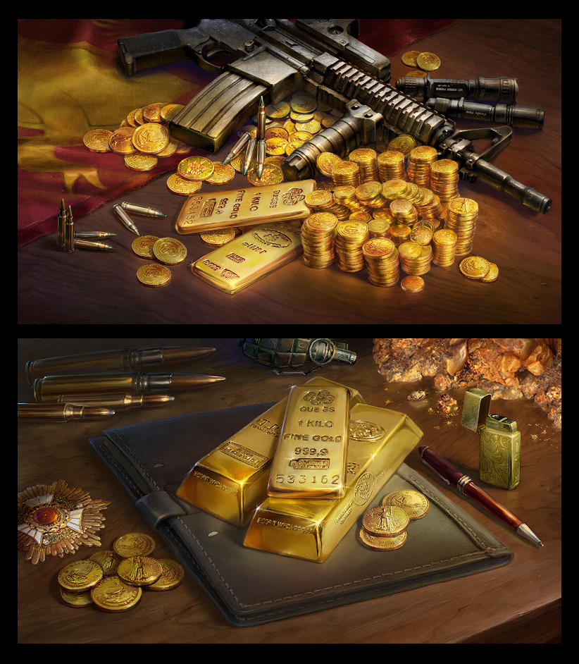 ArtStation - weapon&money