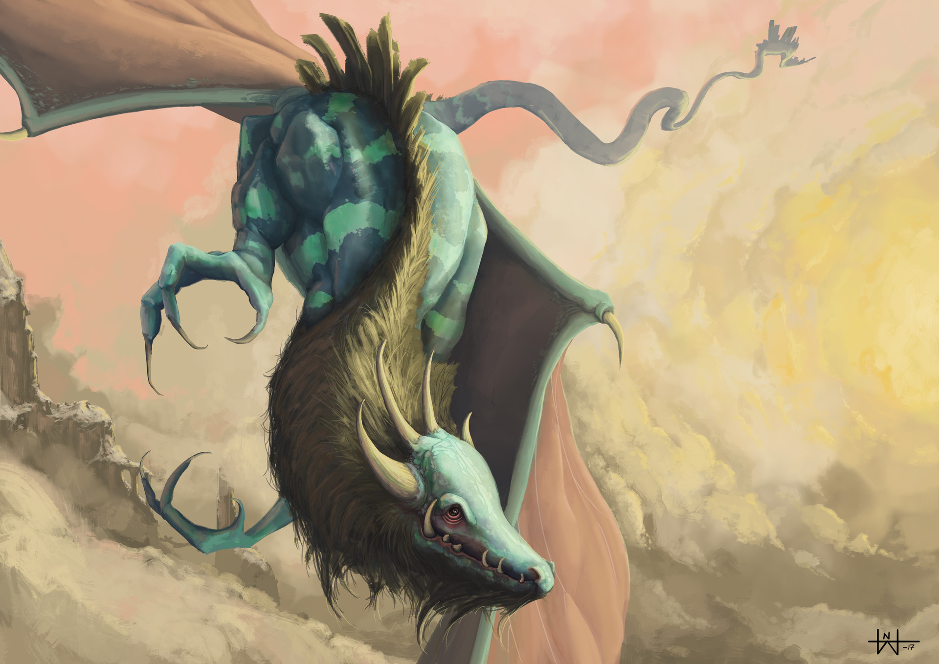 ArtStation - Nordic Dragon