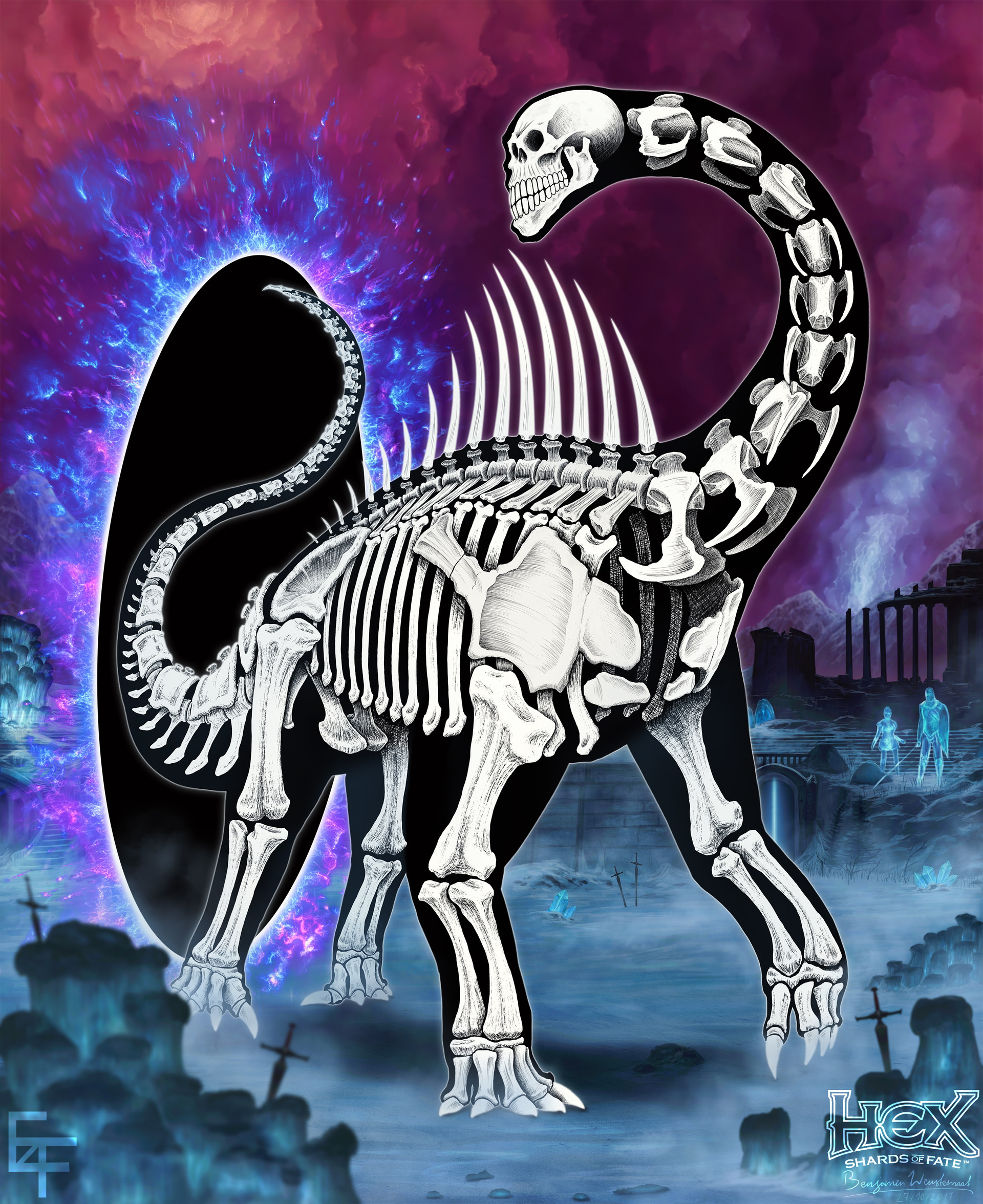 ArtStation - Hex Shards of Fate - Lumbering Gammadon