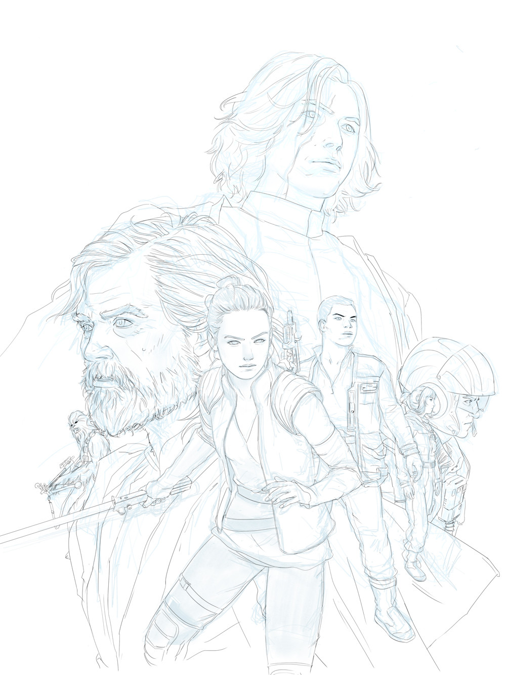 star wars the last jedi coloring pages