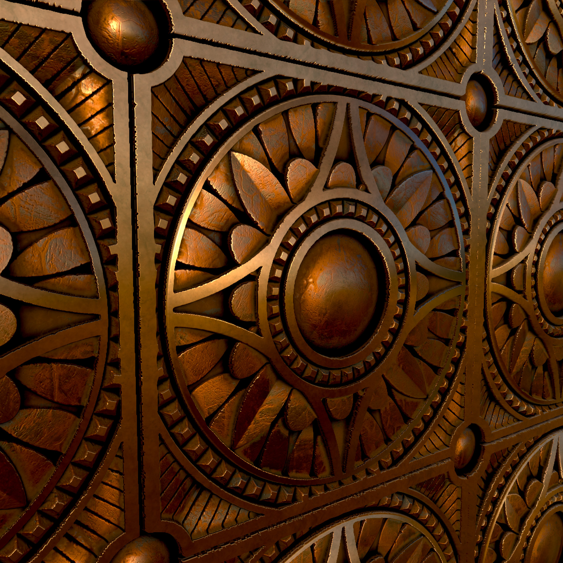 ArtStation - Metal Ceiling Tiles