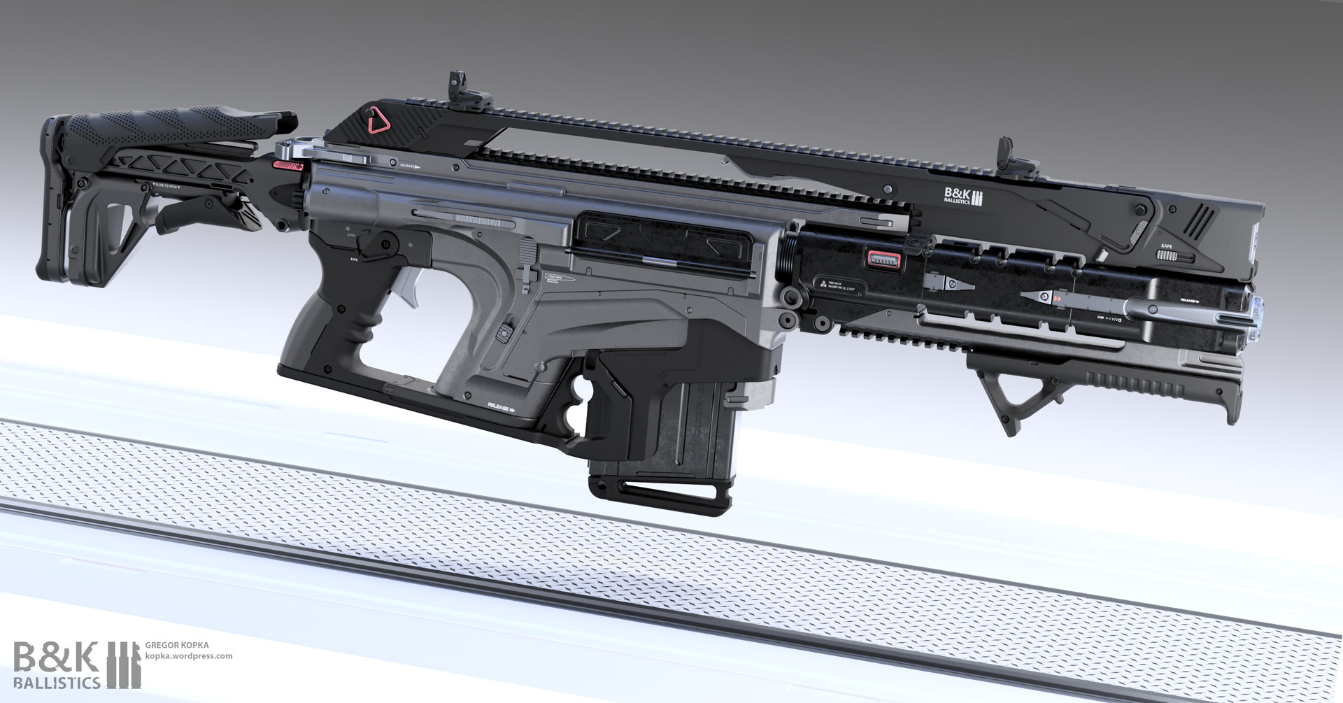 Gregor Kopka - Assault Rifle Concept