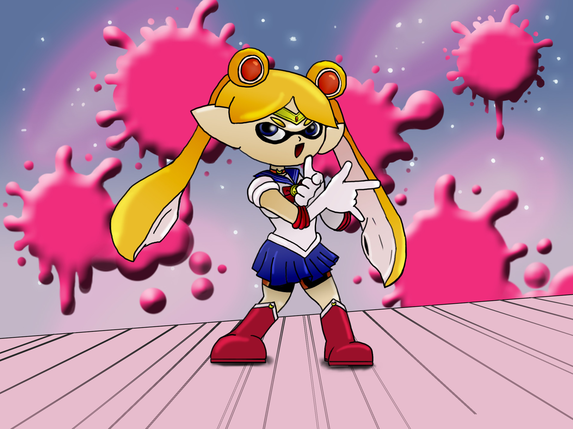 ArtStation - Sailor Squid Moon, João Cavalcanti