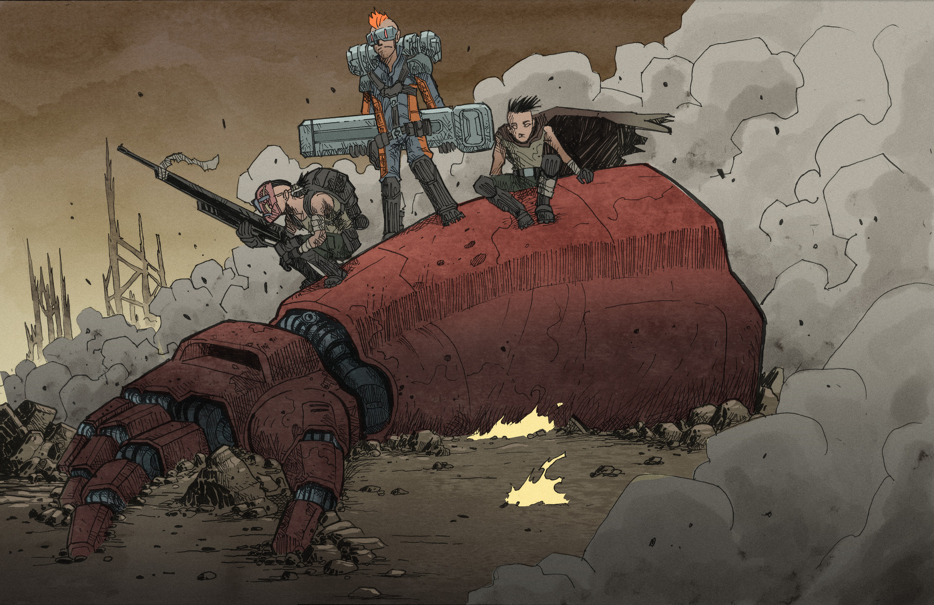 ArtStation - rocket punch comics