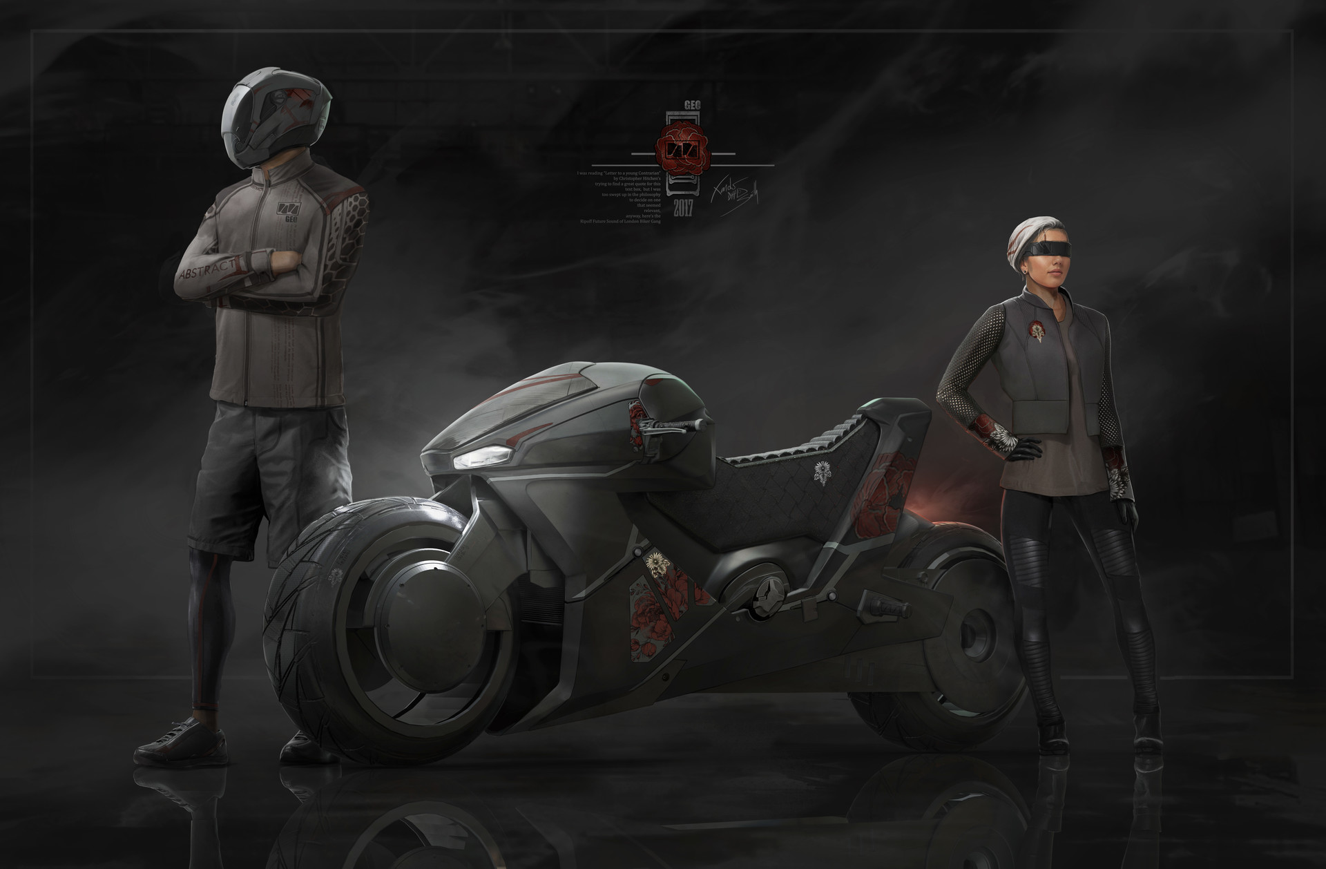 ArtStation - Future Biker Gang, Xander Smith | Biker gang, Gang, Biker