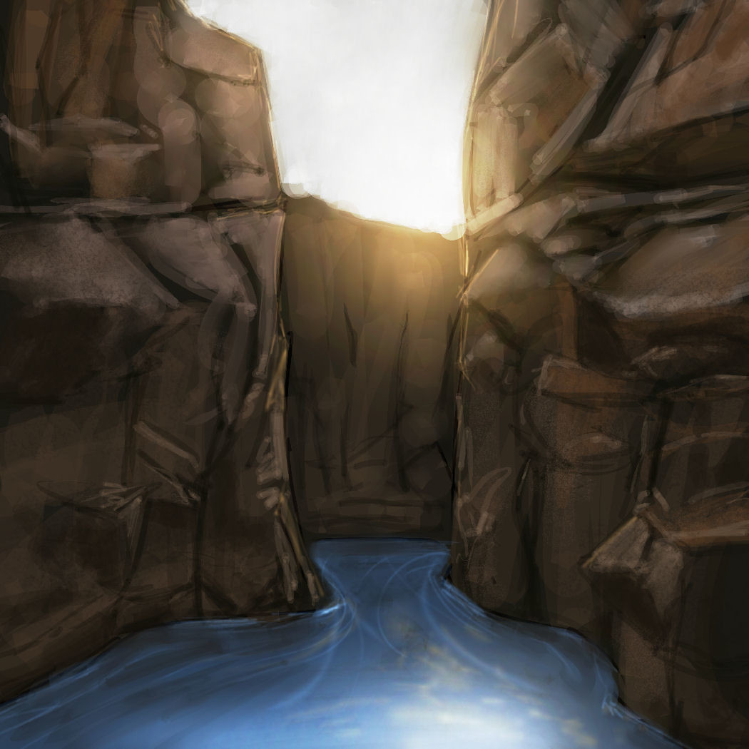 ArtStation - River Cliffs