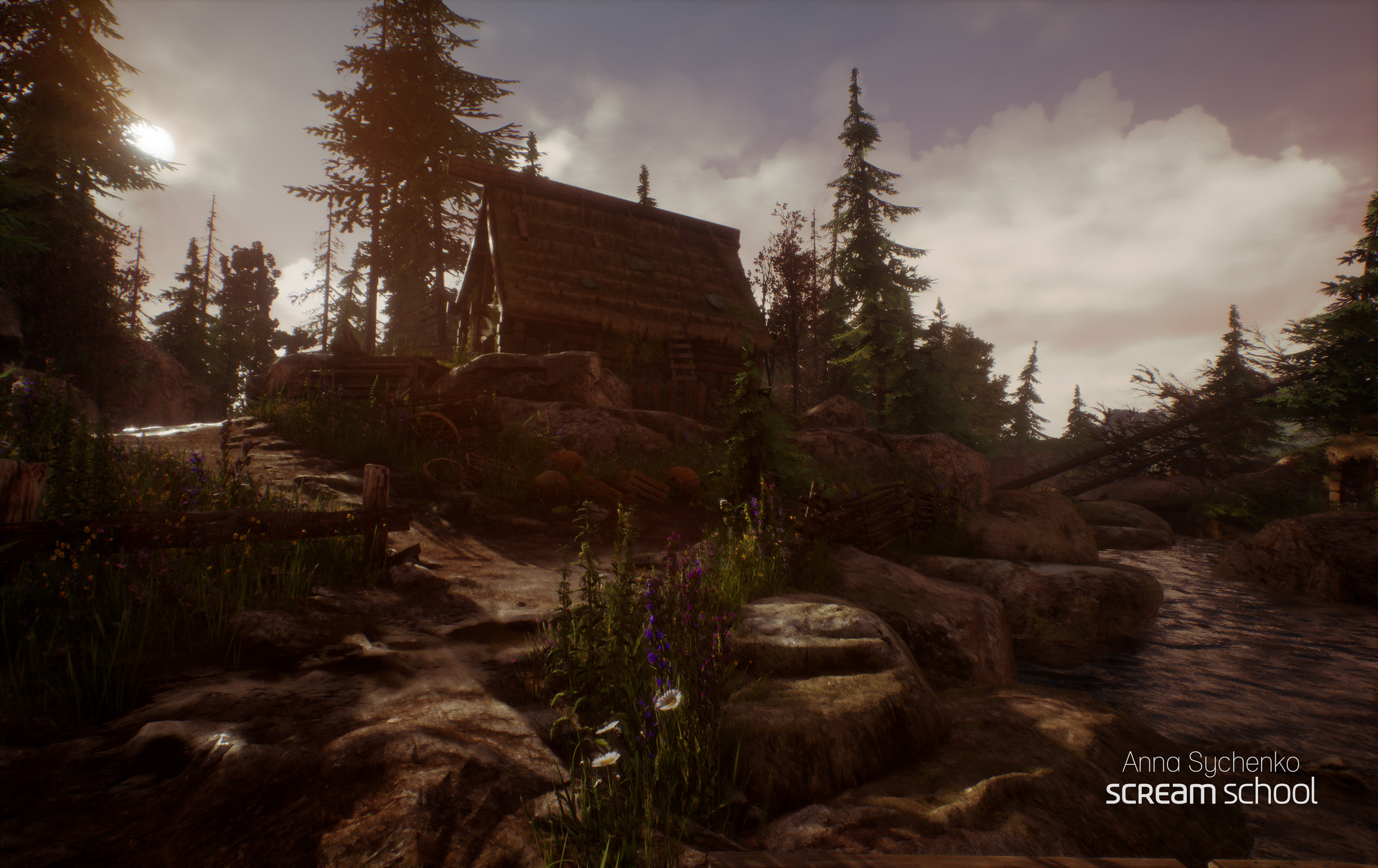 ArtStation - Level Design Study: Forgotten Village