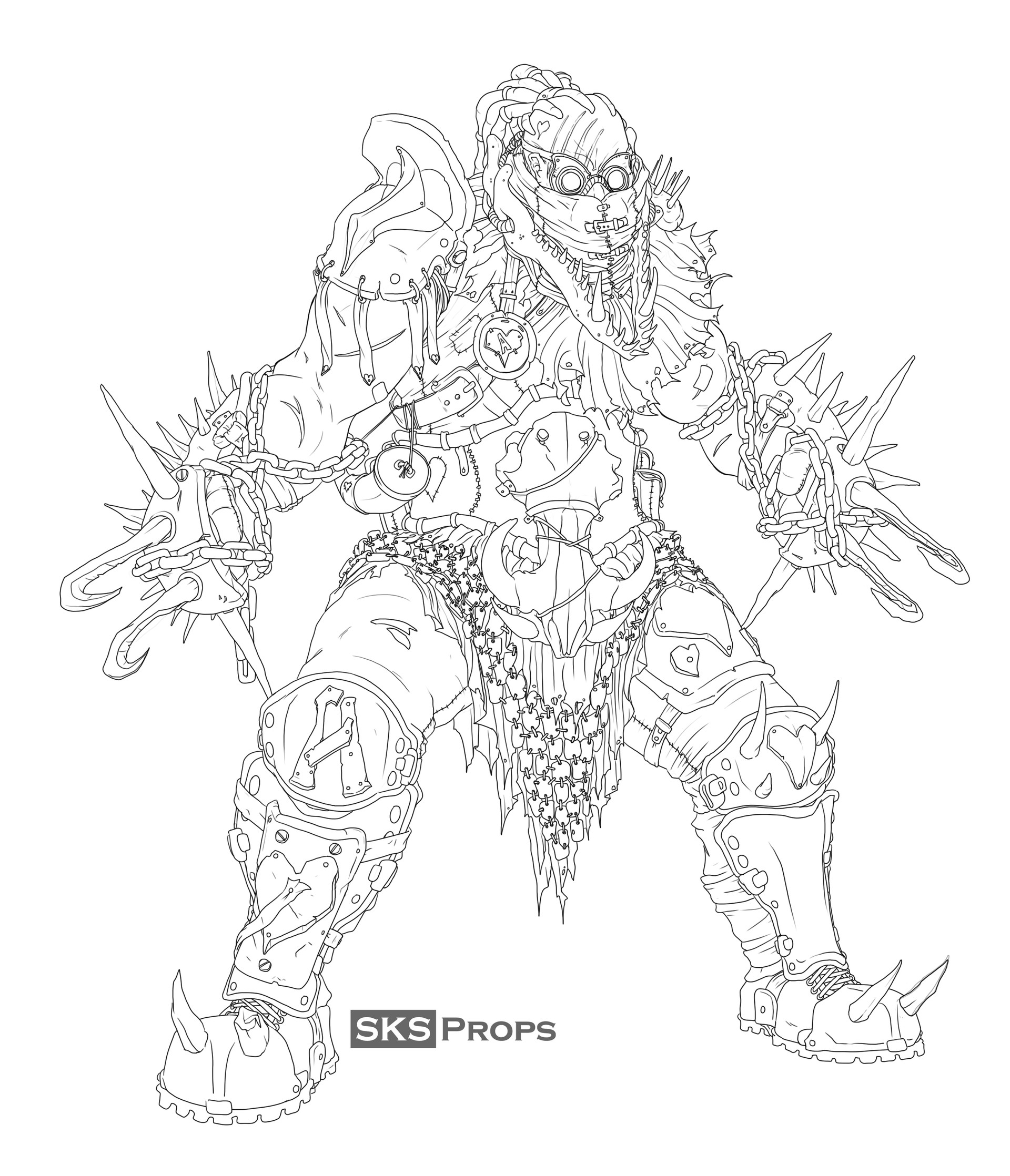 jabberwocky coloring pages