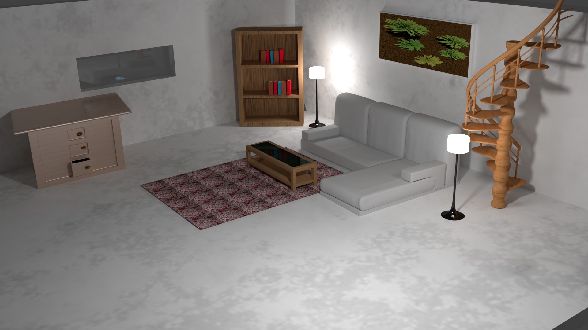 Gabriele Giles - Living Room Scene