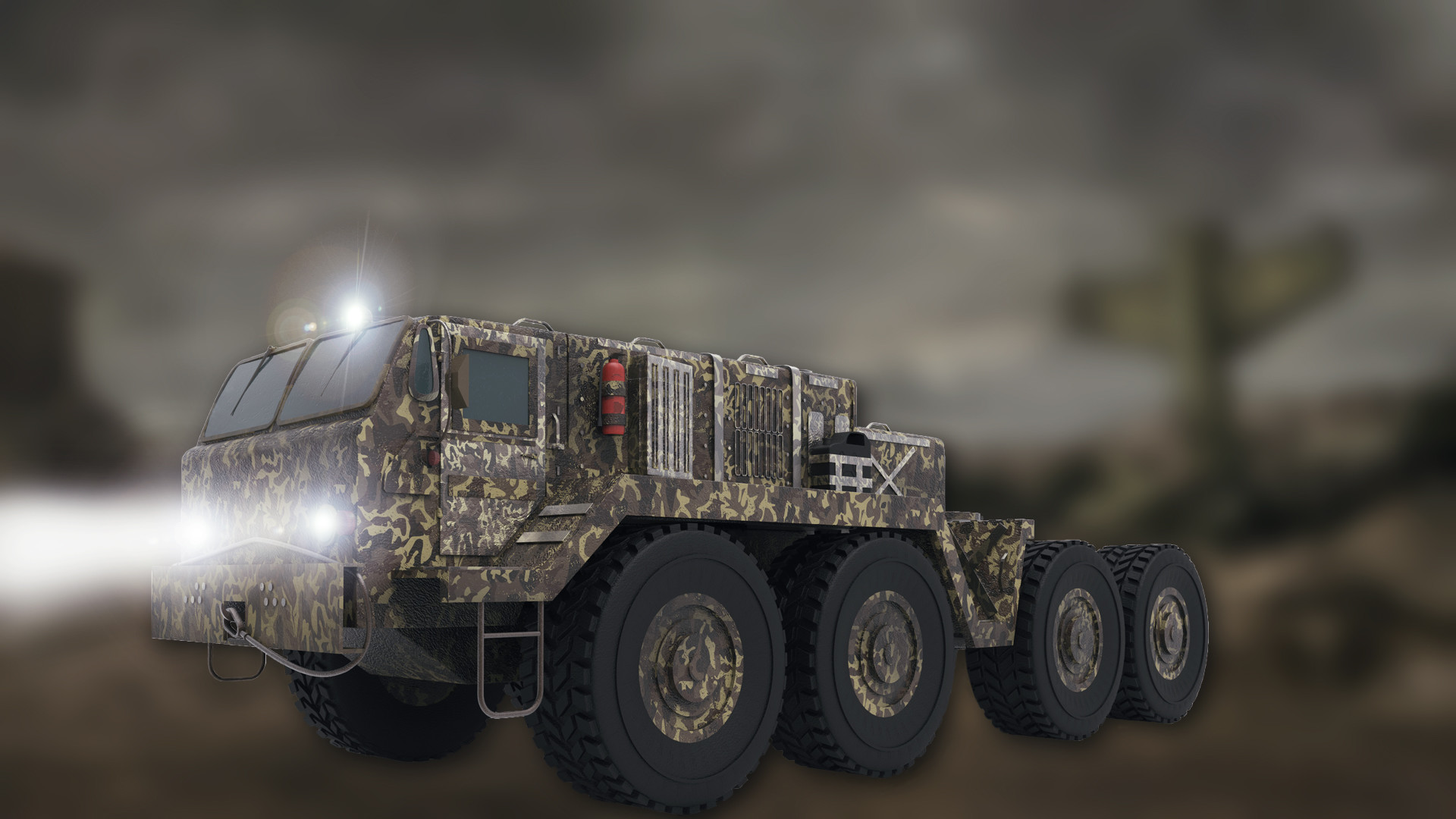 ArtStation - MAZ-537 (Military Truck)