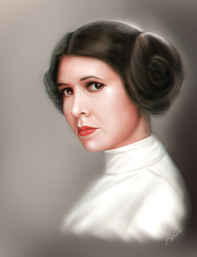 ArtStation - Princess Leia