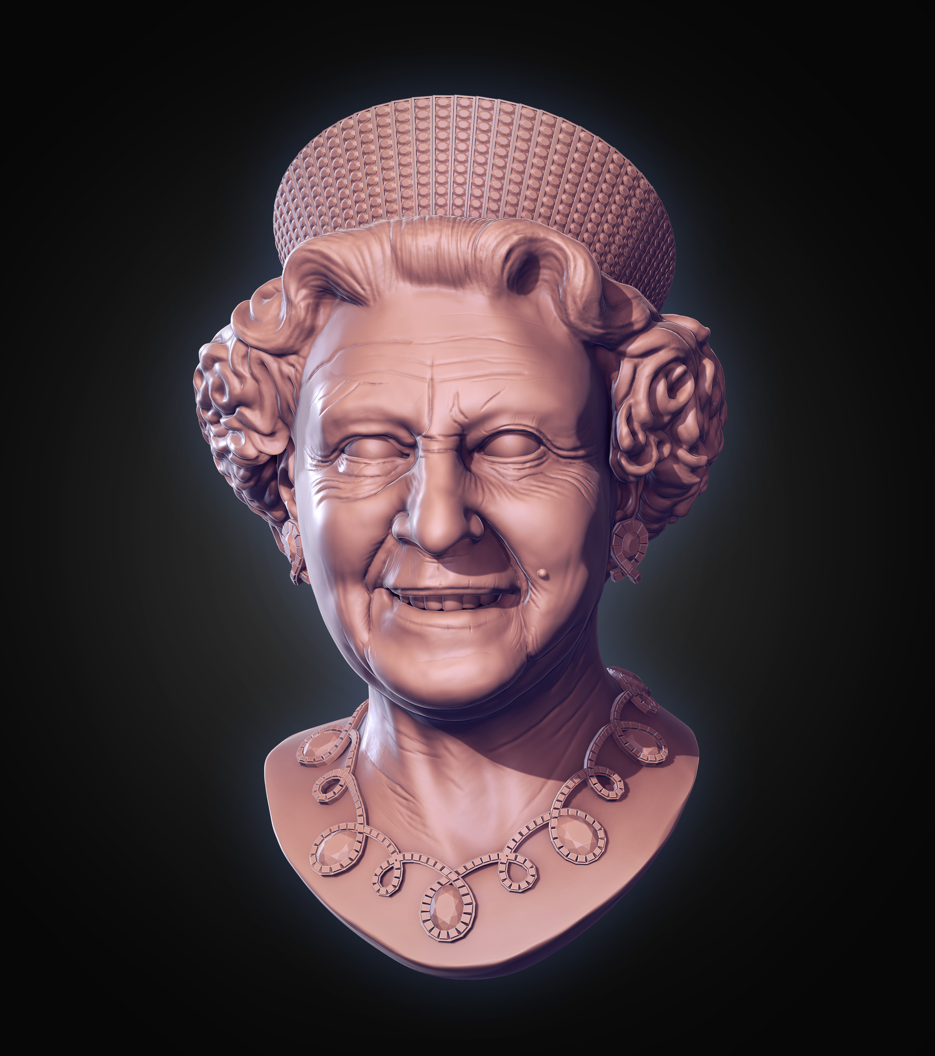 ArtStation - Queen Elizabeth II