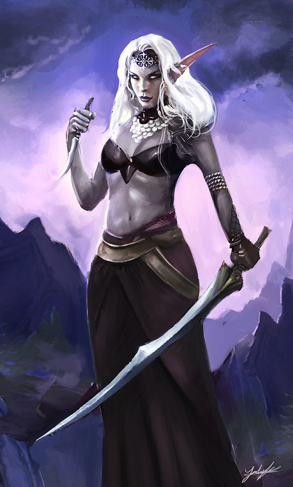 ArtStation - Drow Shadowdancer