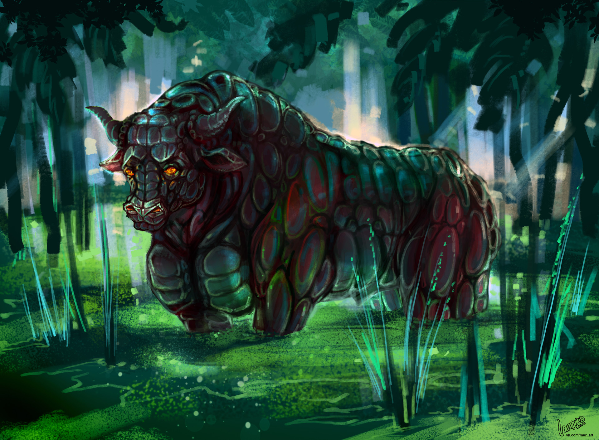 ArtStation - Mighty Gorgon (HoMM3)