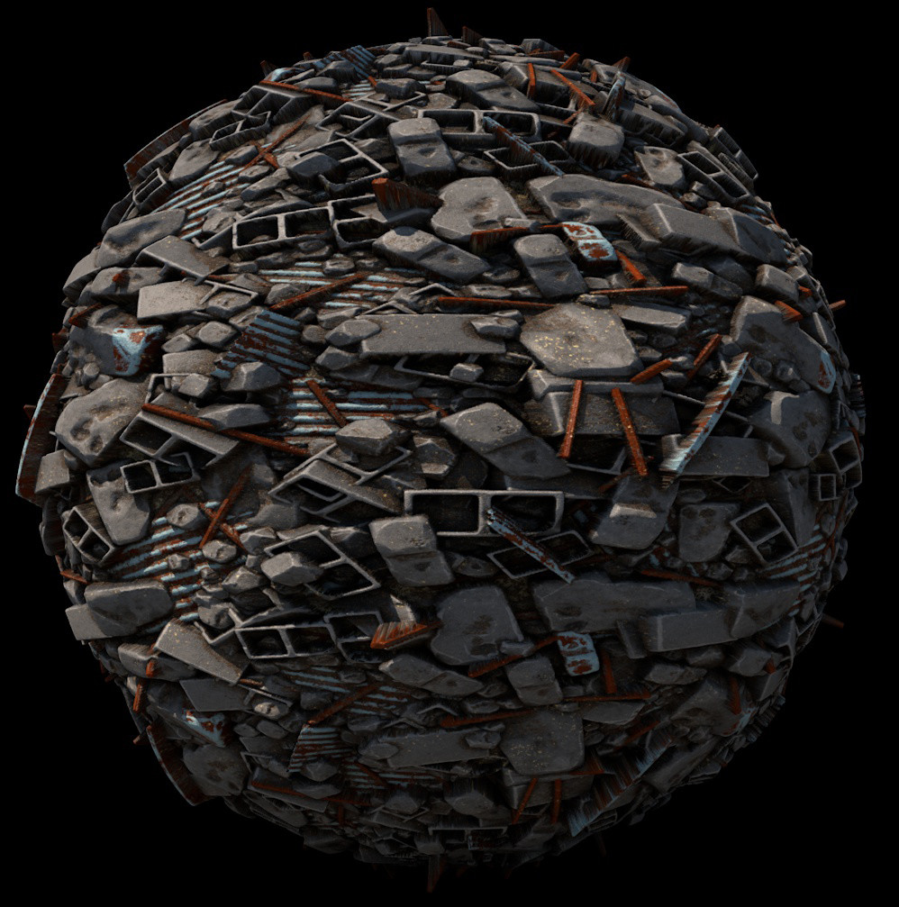 ArtStation - construction waste