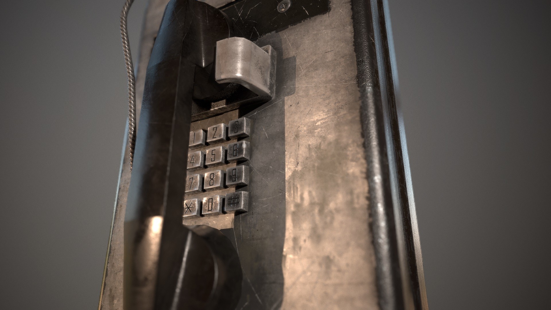 ArtStation - Old prison cell phone