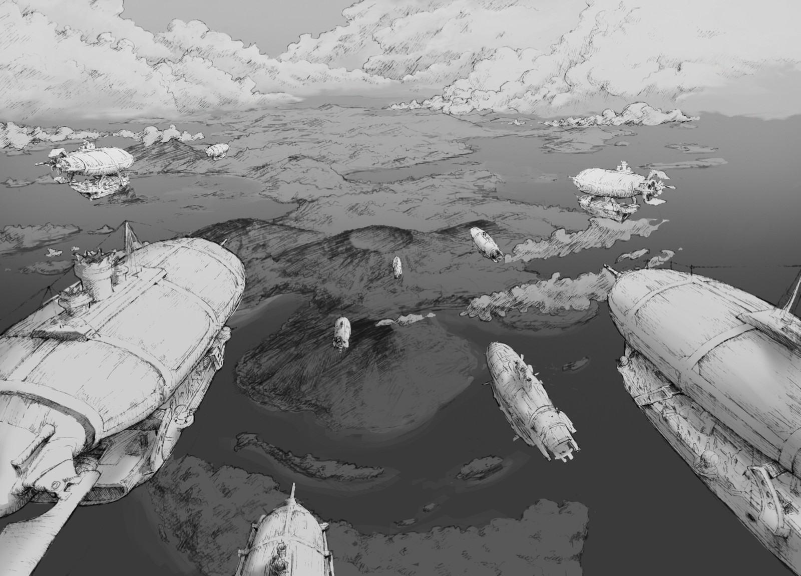 vlasteyob - sketches for cinematic