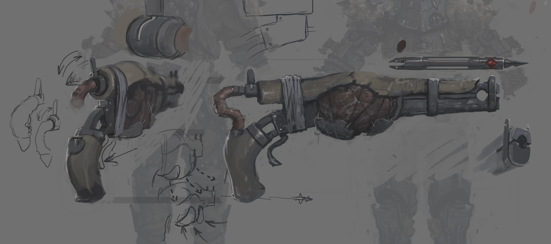 ArtStation - acribian oneshot gun